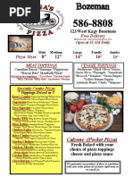 Cheezzy Pizza Online Menu Dec 22 | PDF | Hamburgers | Pizza