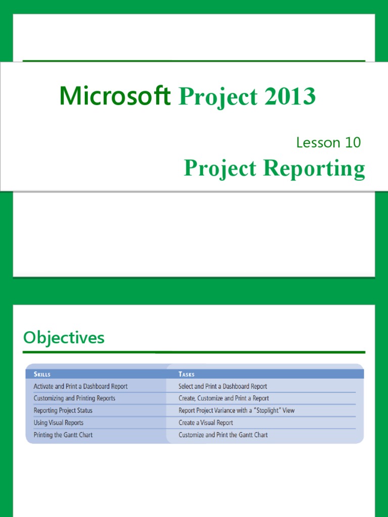 Microsoft: Project 2013 | PDF | Microsoft Excel | Project Management