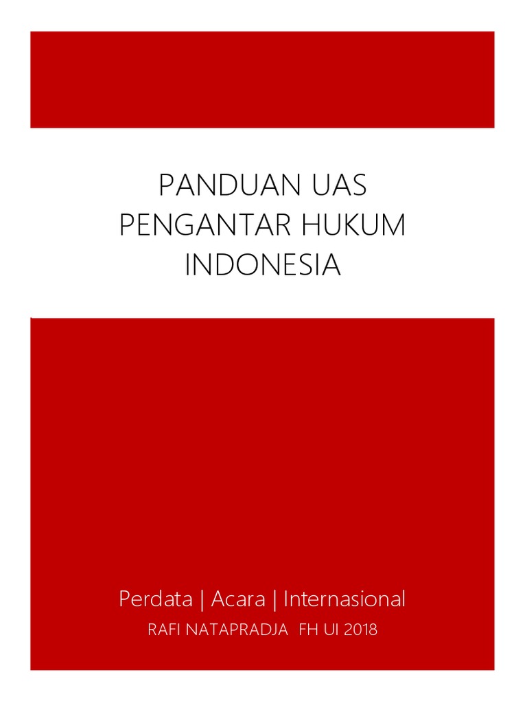Phi Uas | PDF | Hukum