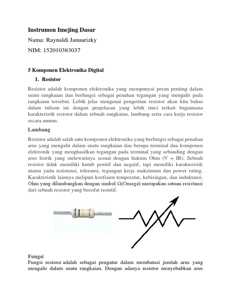 5 Komponen Digital | PDF