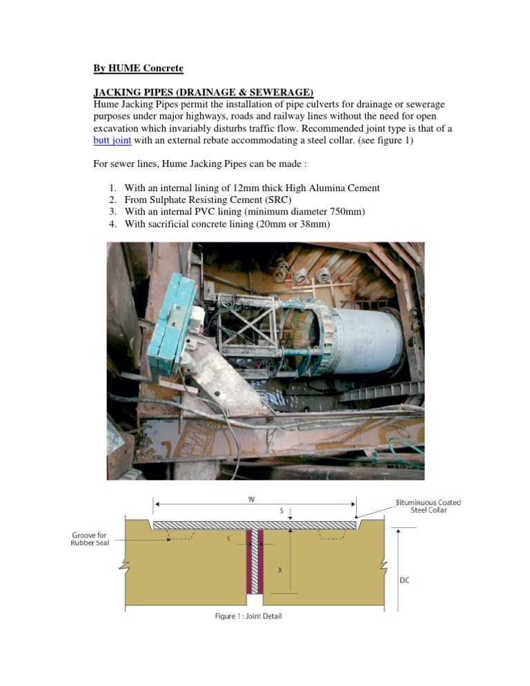 Hume Pipe Jacking