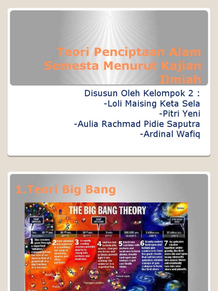 Teori Penciptaan Alam Semesta Menurut Kajian Ilmiah | PDF