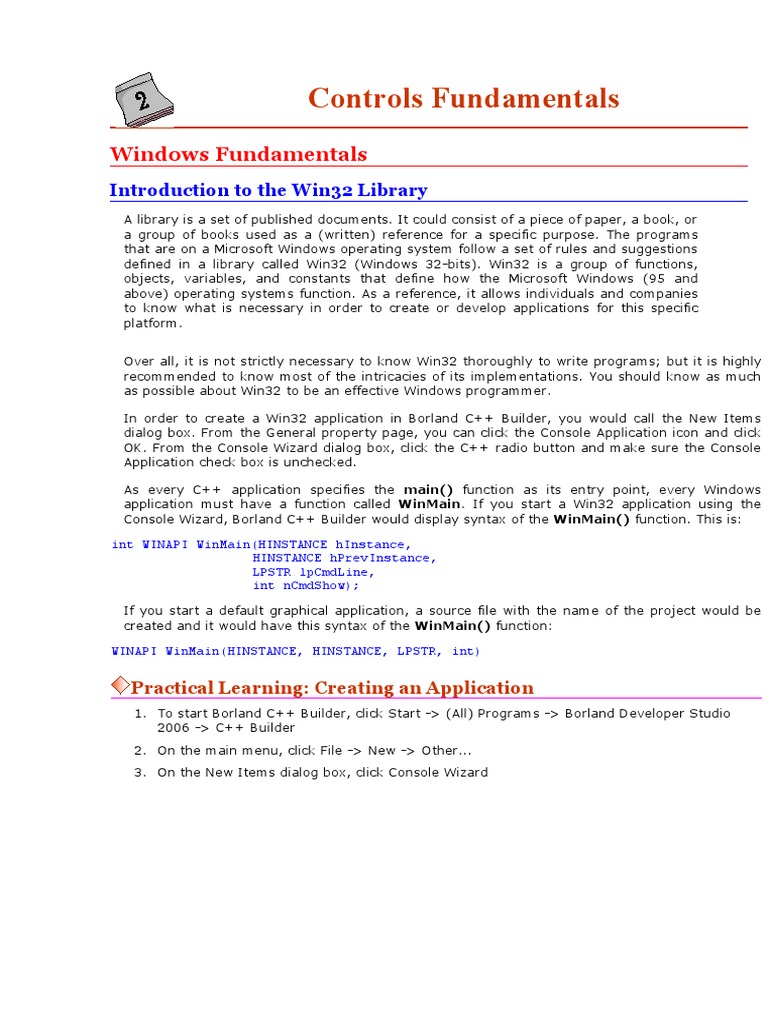 2 - Controls Fundamentals | PDF | Graphical User Interfaces | Human ...