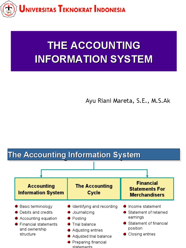The Accounting Information System | PDF | Debits And Credits | Business Economics