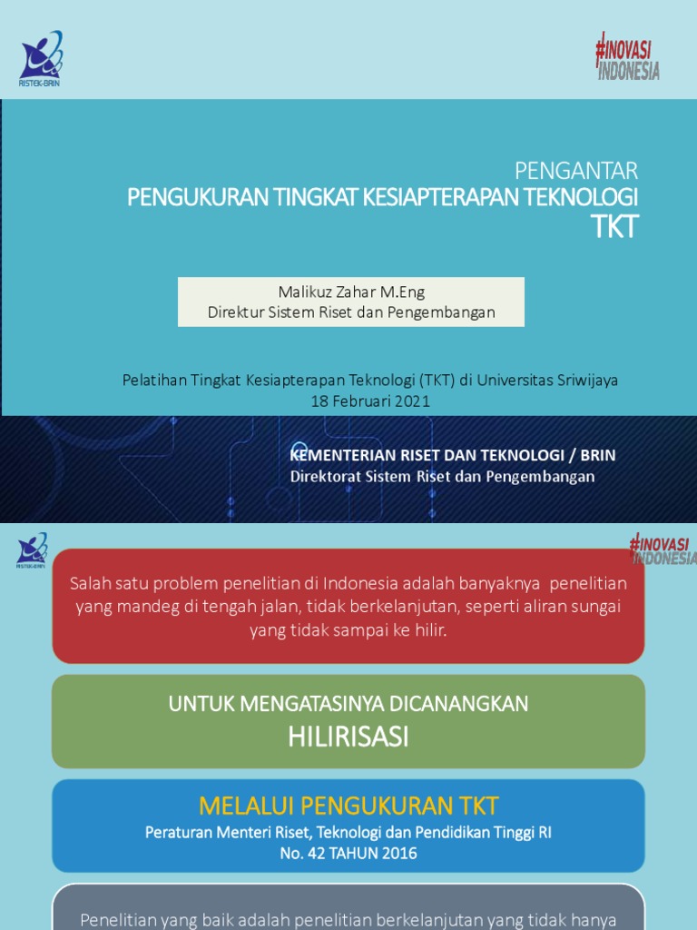 Pengukuran Tingkat Kesiapterapan Teknologi | PDF