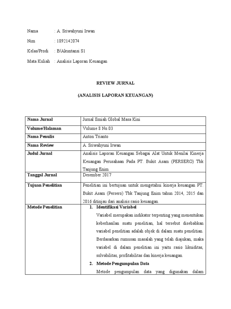 Review Jurnal 1 ALK | PDF