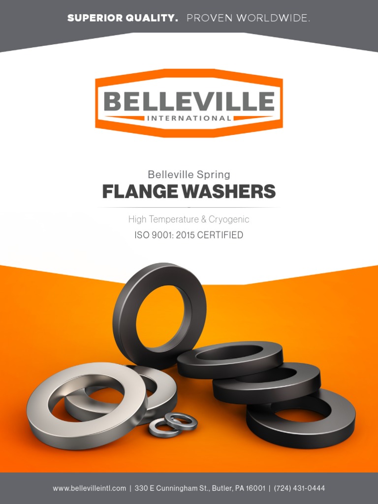 Flange Washers: Superior Quality. Proven Worldwide | PDF | Washer ...