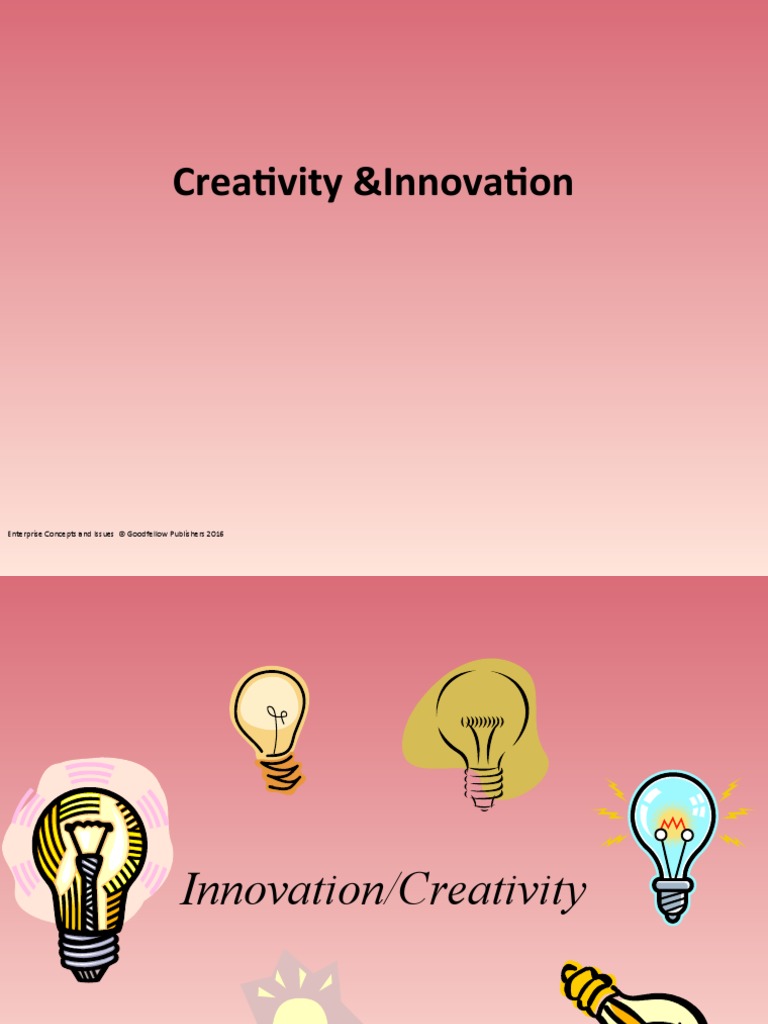Creativity and Innovation | PDF | Innovation | Disruptive Innovation