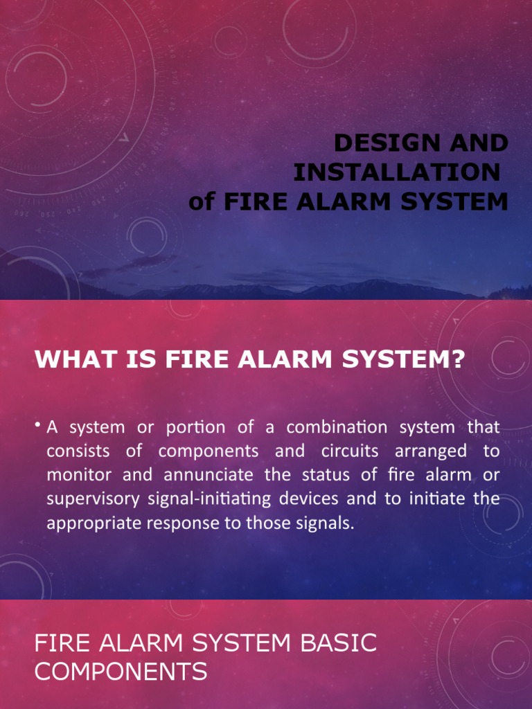 IP Fire Alarm Presentation | PDF | Safety | Electricity