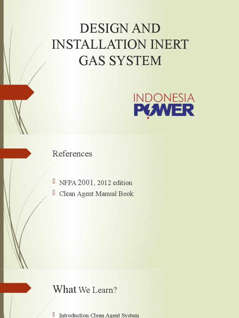 IP Design and Installation of Inert Gas System | PDF | Valve | Argon