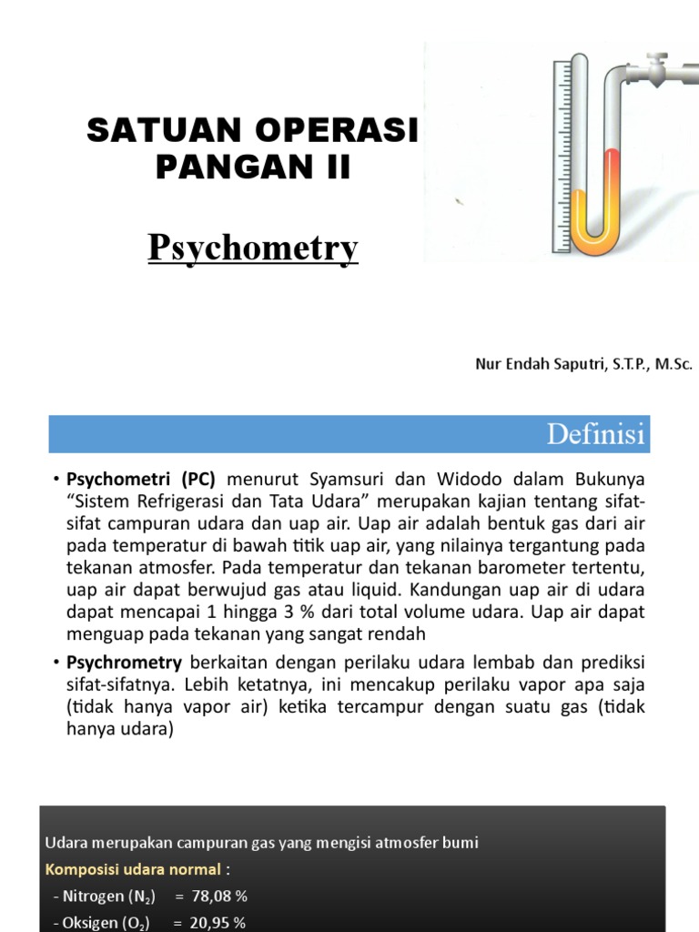 Diagram Psikometrik dan Proses Udara | PDF