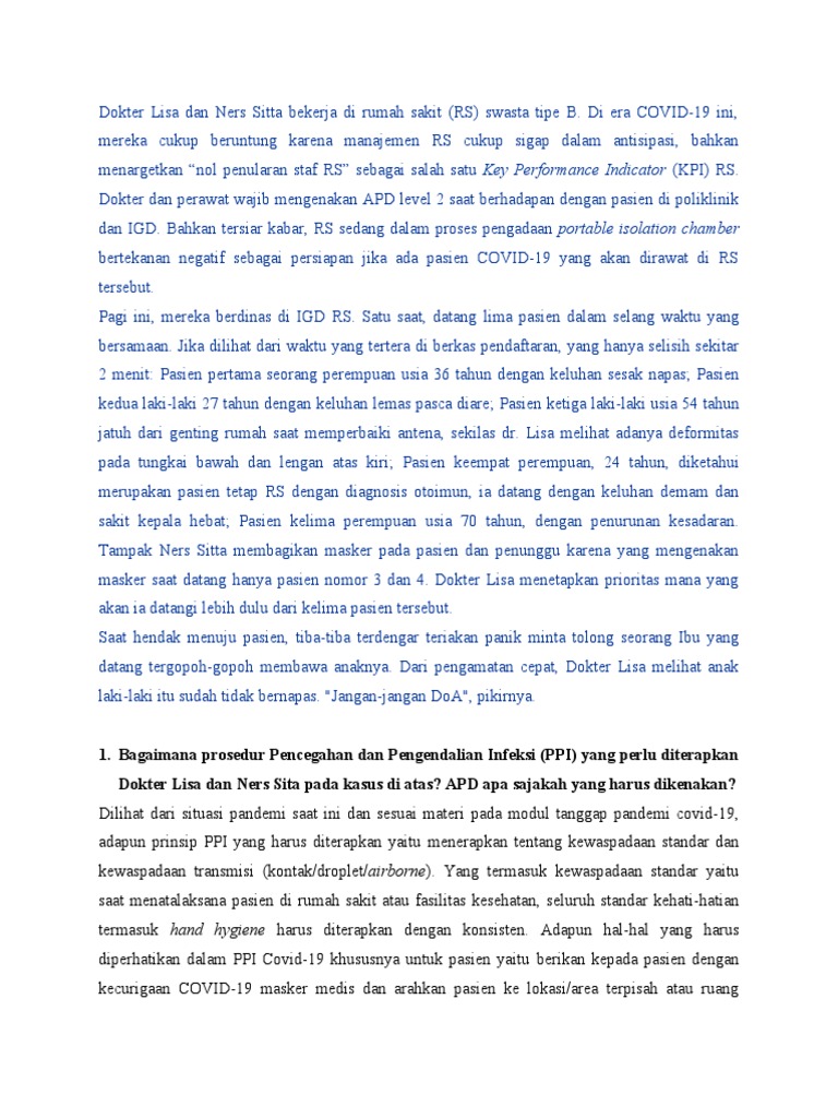 Latihan Kasus 1 DR Ngurah Bagus Jayantha M, S.Ked Bali Buleleng RumkitTKIVSingaraja | PDF