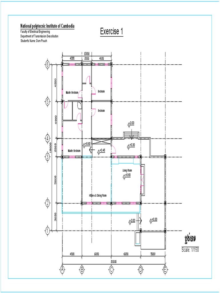 Villa Floor Plan-Model 2 | PDF | Tourist Attractions | Interior Design