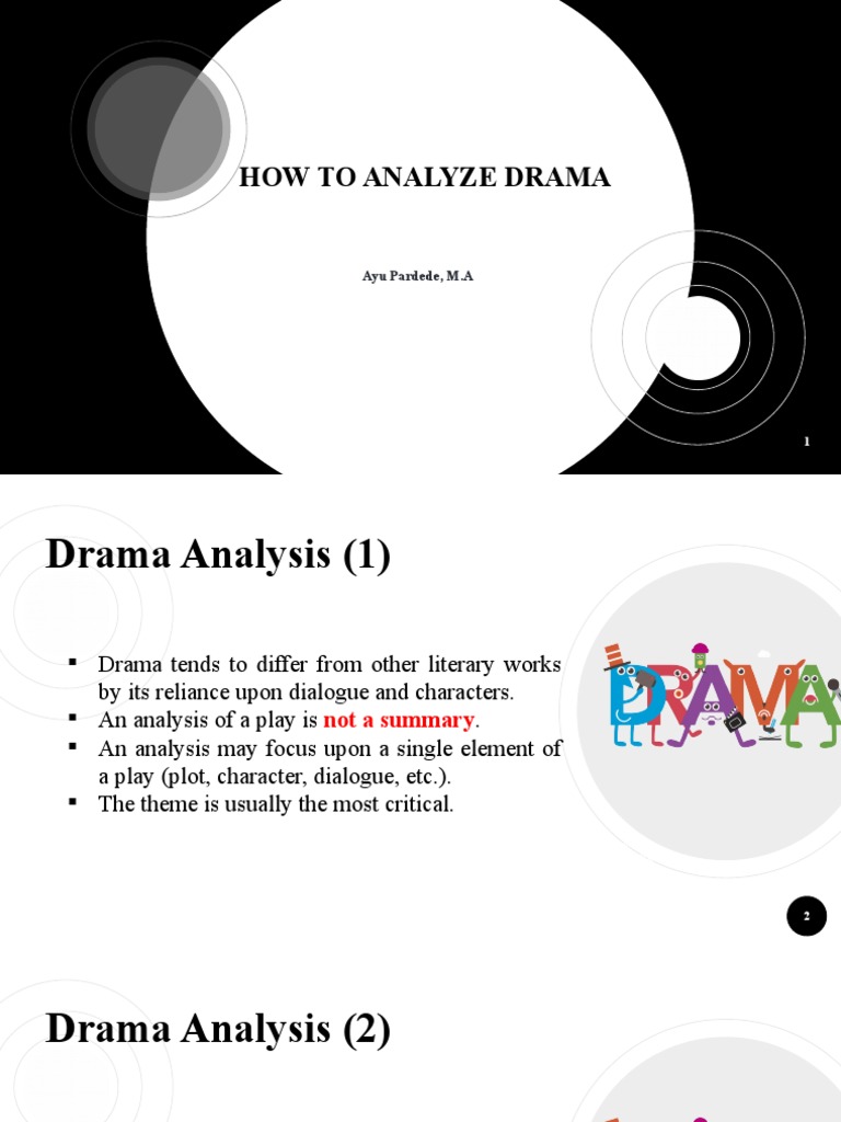 Drama Analysis Guide: 7 Key Steps | PDF