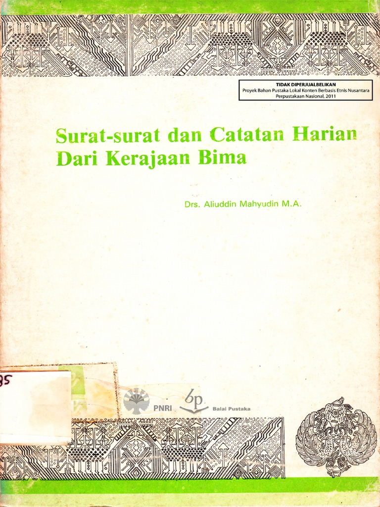 Surat Dan Catatan Harian Kerajaan Bima | PDF