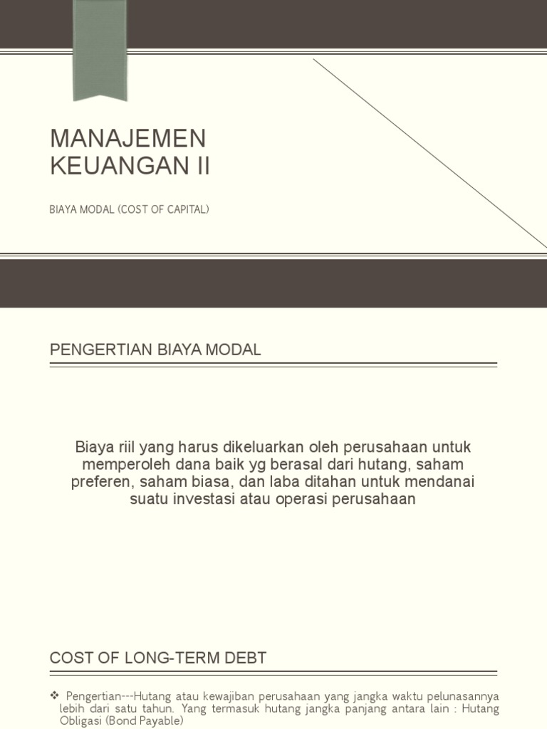 99 20210322052533 Ppt Cost Of Capital Mk2 Pdf