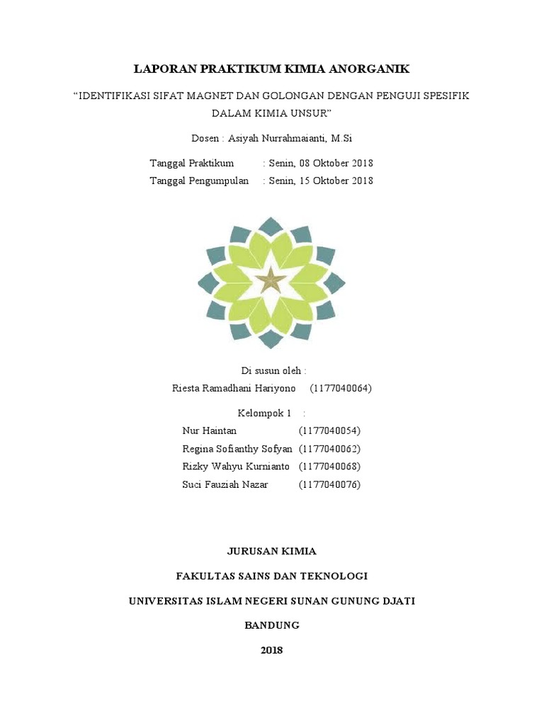 Identifikasi Sifat Magnet Unsur | PDF