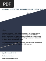 Vishakha Judgment: Workplace Harassment Guidelines | PDF | Sexual ...