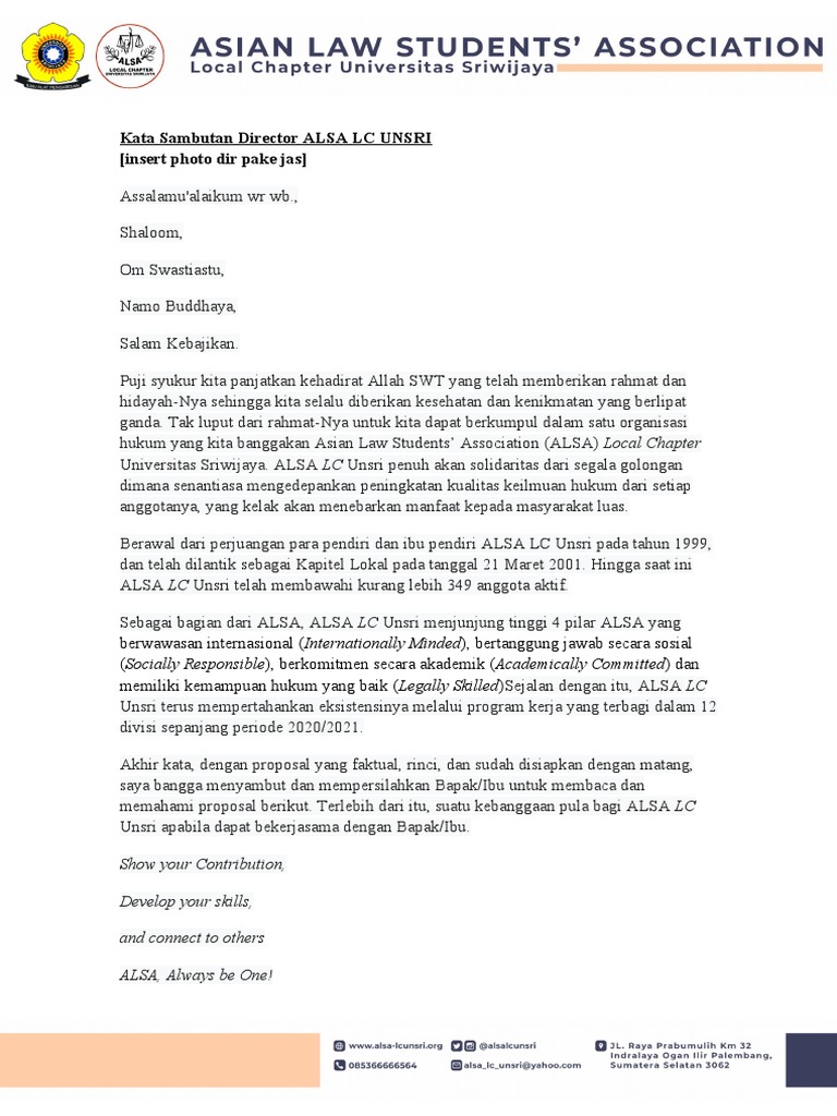 Proposal Sponsor Legos 2024 | PDF