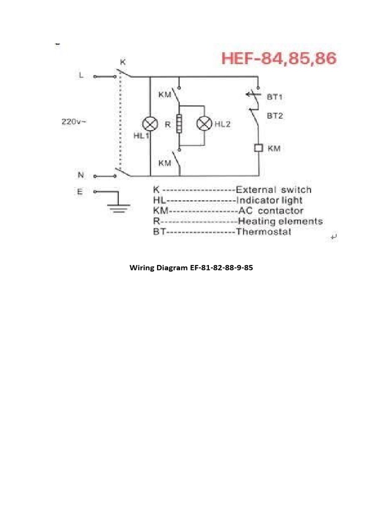 Wiring Diagram EF | PDF