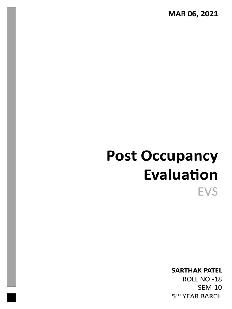 Post Occupancy Evaluation | PDF | Museum | Accessibility