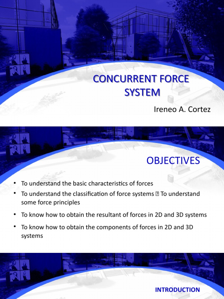 Concurrent Force System | PDF | Force | Euclidean Vector