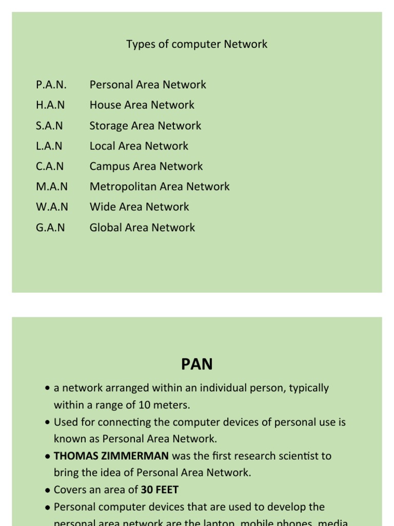 Types of Computer Networks Explained | PDF | Local Area Network | Wide ...