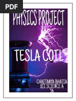 Tesla Coil Project | PDF | Inductor | Electric Current