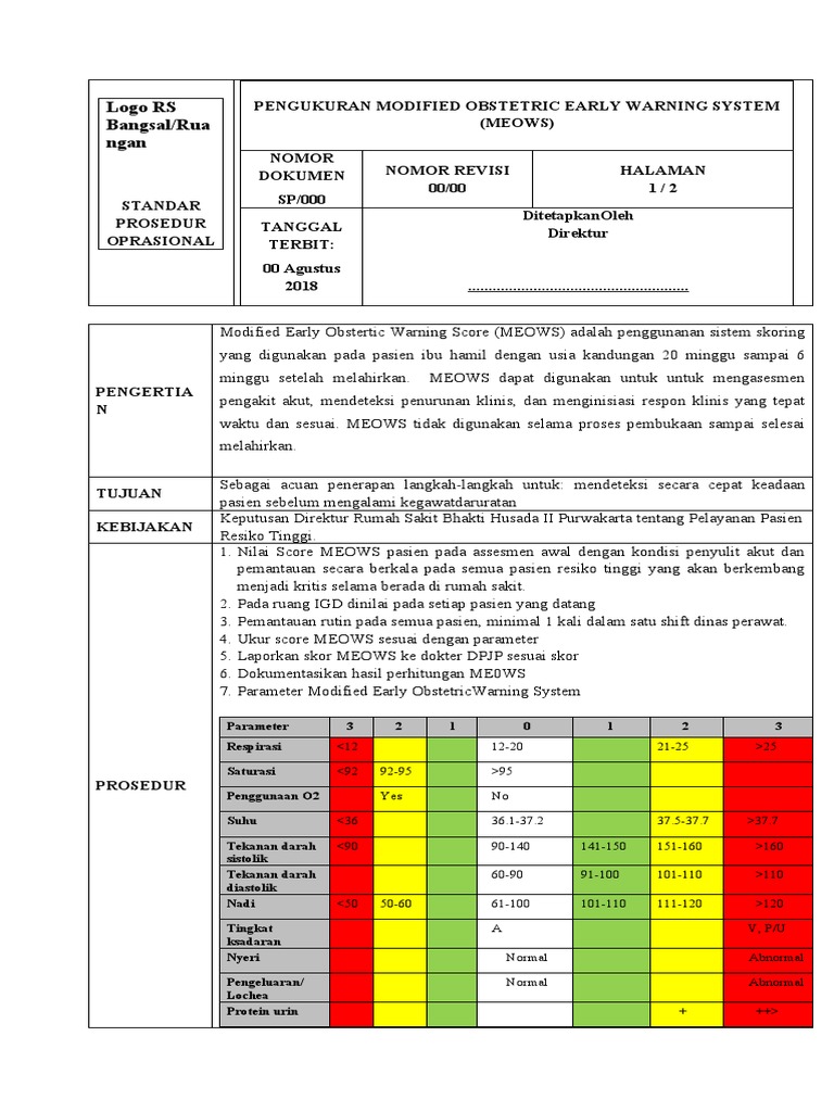 Spo Ews Kebidanan | PDF