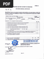 Liberia Seafarer Medical Examination Form | PDF | Physical Examination ...