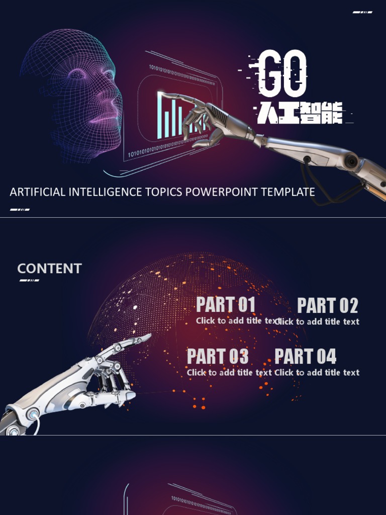 Artificial Intelligence Theme PowerPoint Templates | PDF | Intelligence ...