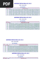 Spinning Production Calculations | PDF | Physical Quantities ...