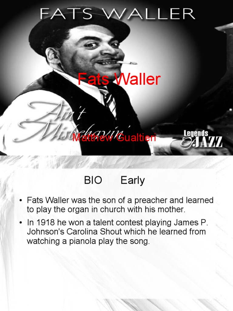 Fats Waller: Life and Legacy | PDF | Art