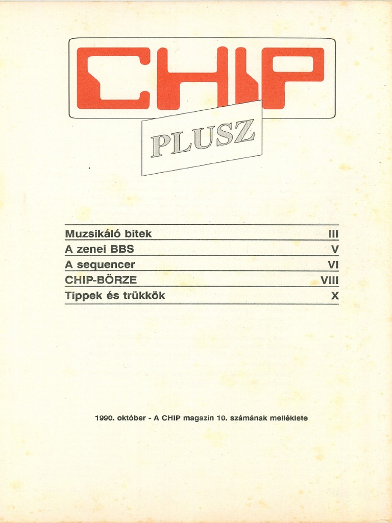 Chip Magazin 1990-10m | PDF