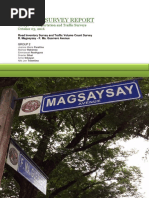 15 Road Inventory Survey Report Example | PDF | Surveying | Road