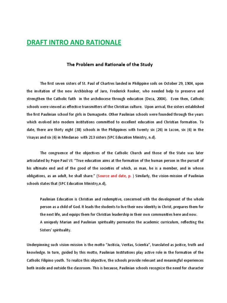 Manuscript For The Research Paulinian Identity | PDF | Curriculum ...