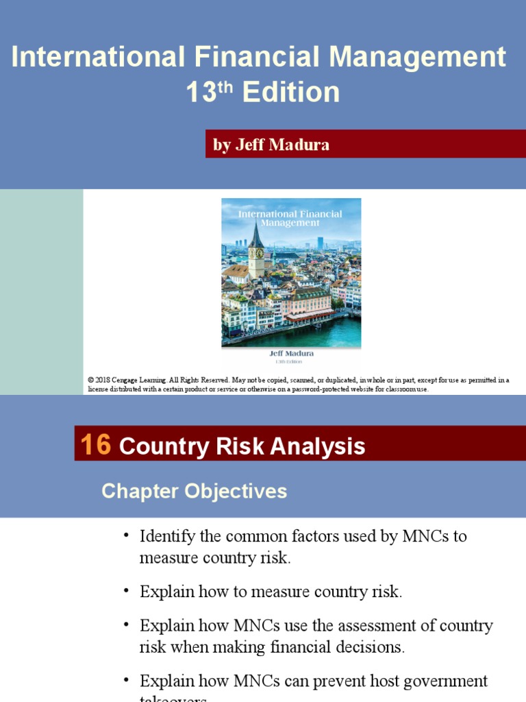 International Financial Management 13 Edition: by Jeff Madura | PDF ...