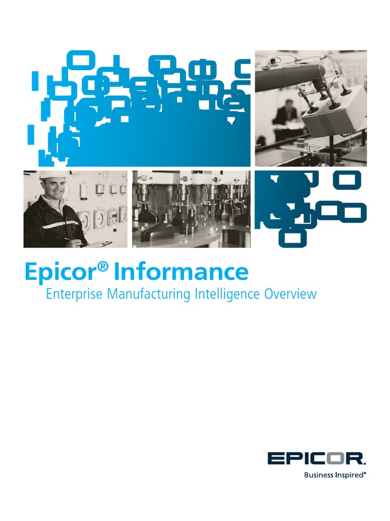 Epicor Informance: Enterprise Manufacturing Intelligence Overview | PDF ...