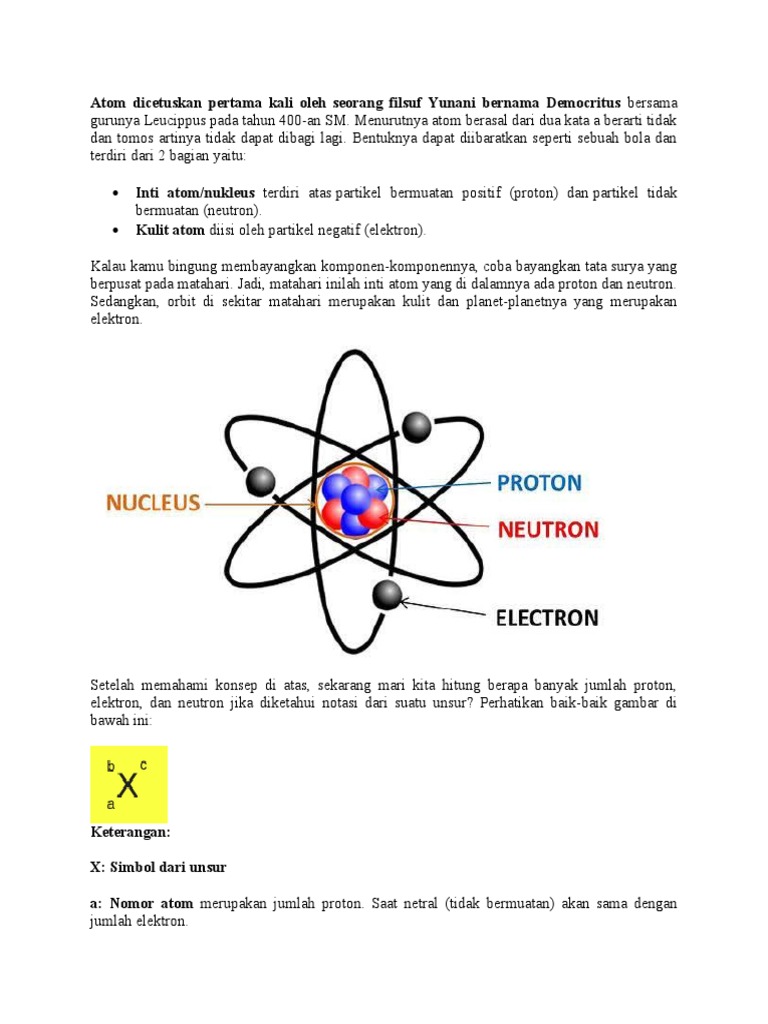 Notasi Atom | PDF | Sains & Matematika