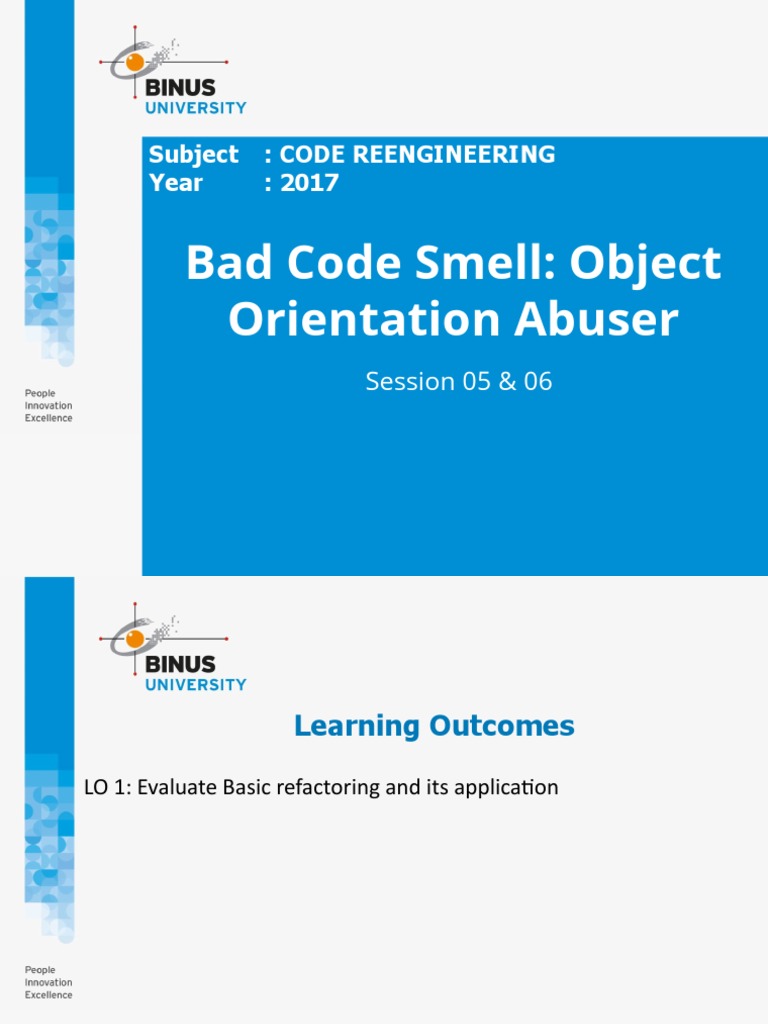 Object Oriented Code Smells Explained Pdf Inheritance Object