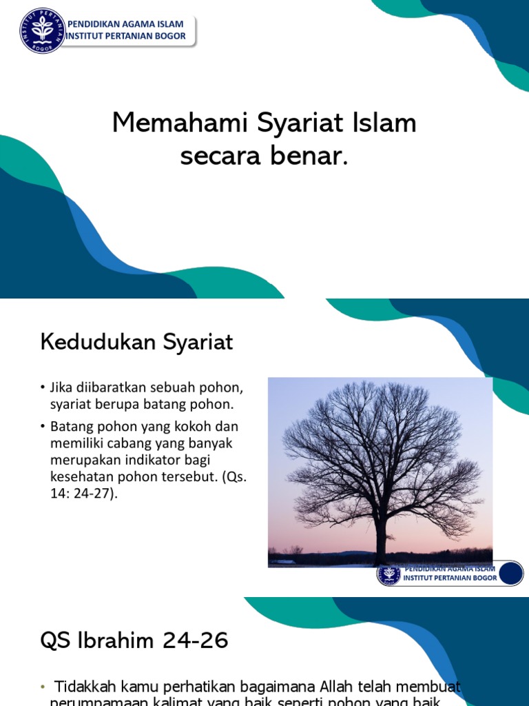 Memahami Syariat Islam | PDF | Agama & Spiritualitas