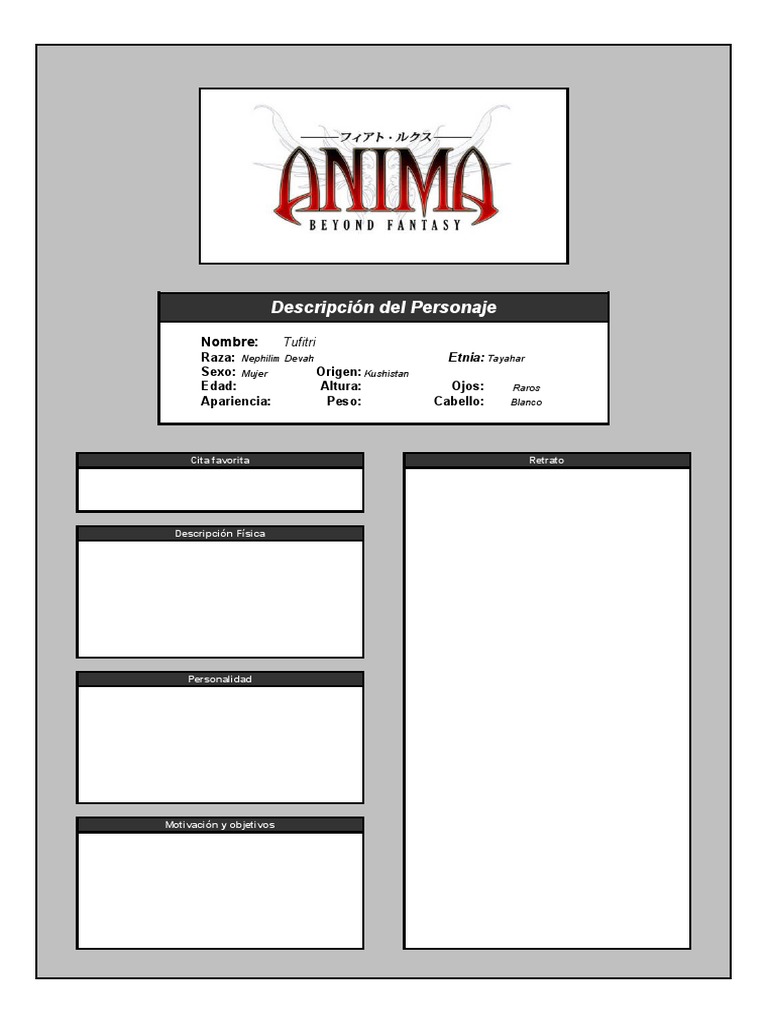 Ficha 2013 Anima Excel Solkar | PDF | Conflicto armado | Science