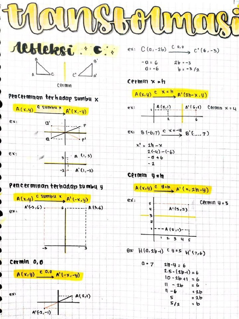 Transformasi Geometri | PDF