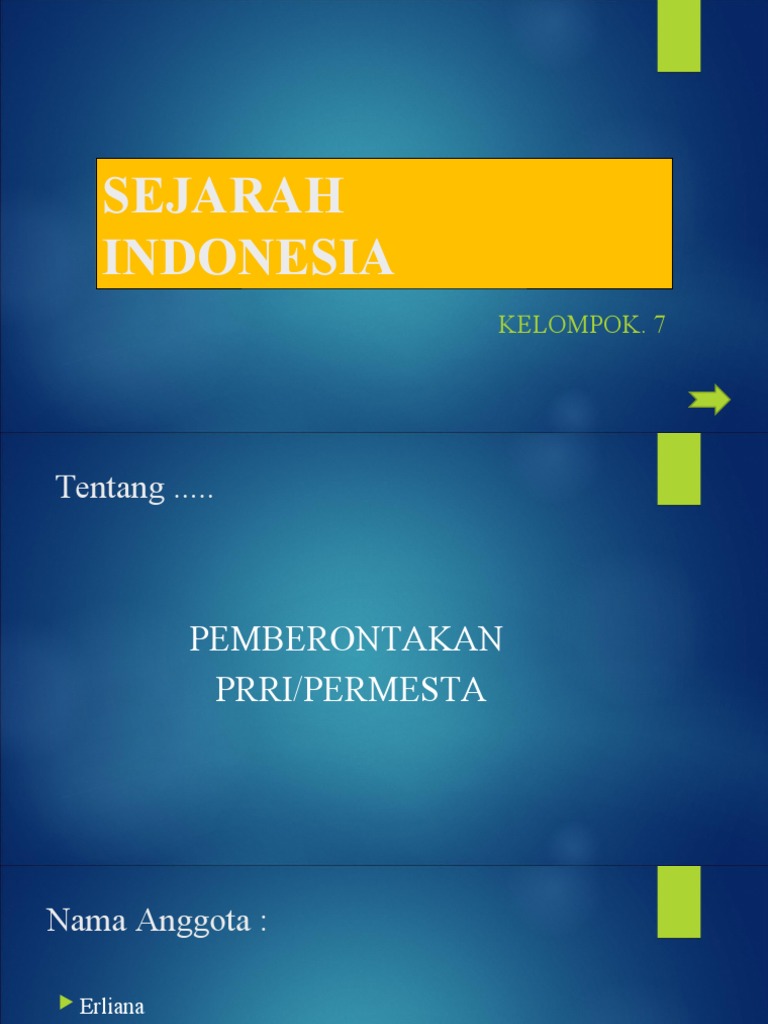 Pemberontakan Prri Dan Permesta | PDF