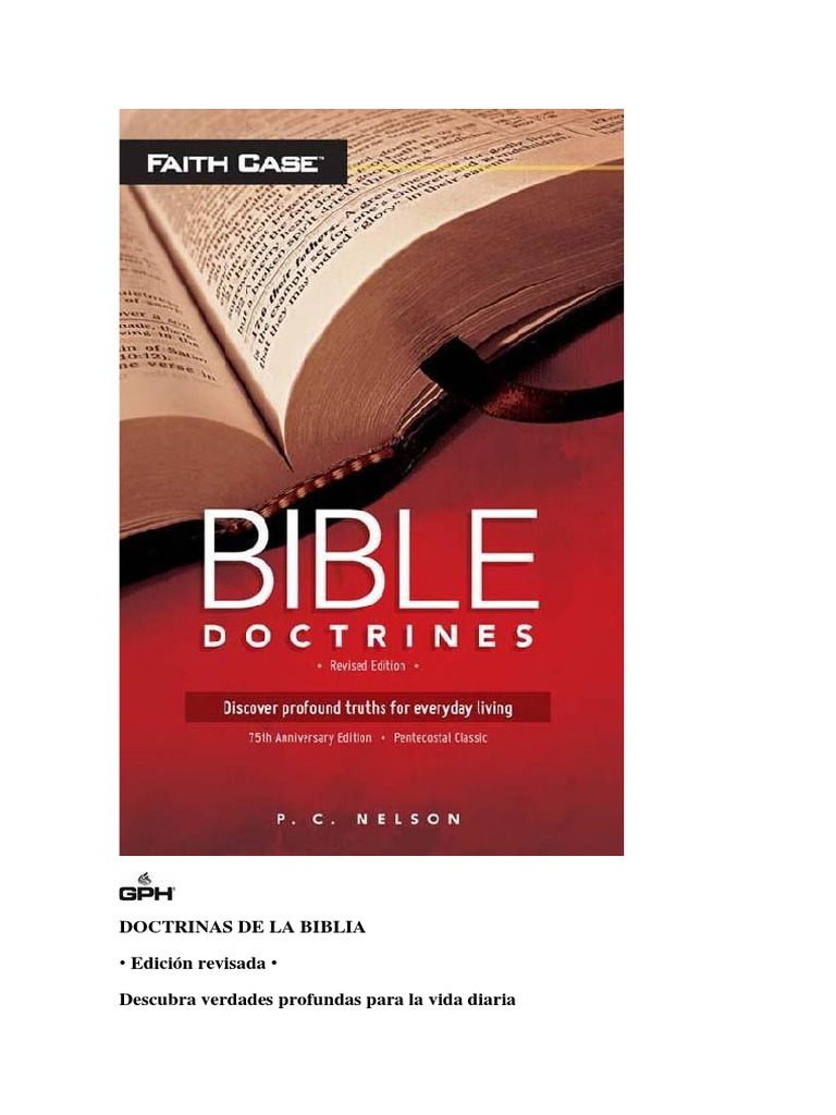 DOCTRINAS DE LA BIBLIA. P C Nelson | PDF | Adán y Eva | Salvación
