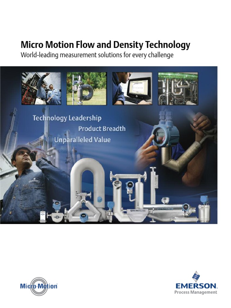 Micro Motion Flow and Density Technology: World-Leading Measurement ...