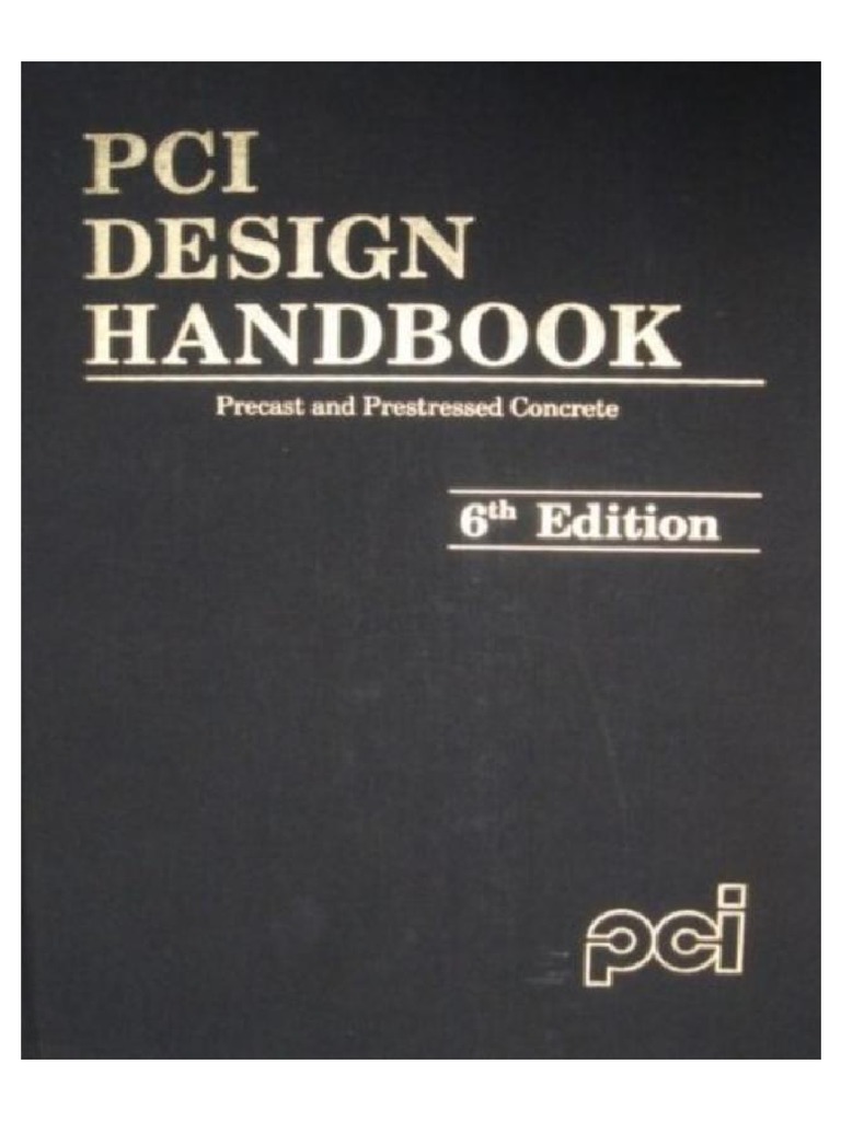 Precast Design Handbook | PDF