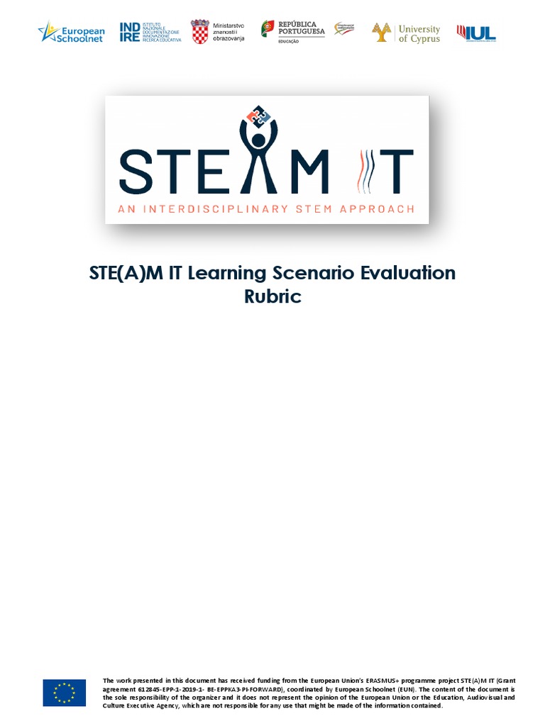 Steam Evaluation - Rubric | PDF | Lesson Plan | Rubric (Academic)