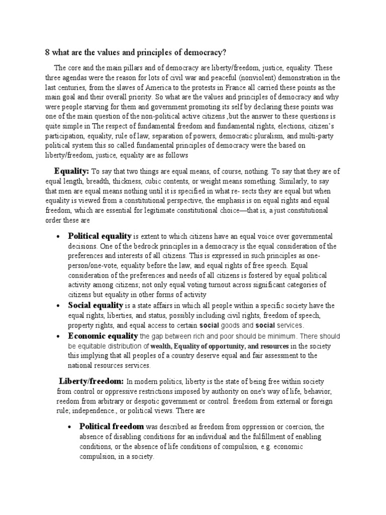 Civic Assignment | PDF | Liberty | Human Rights