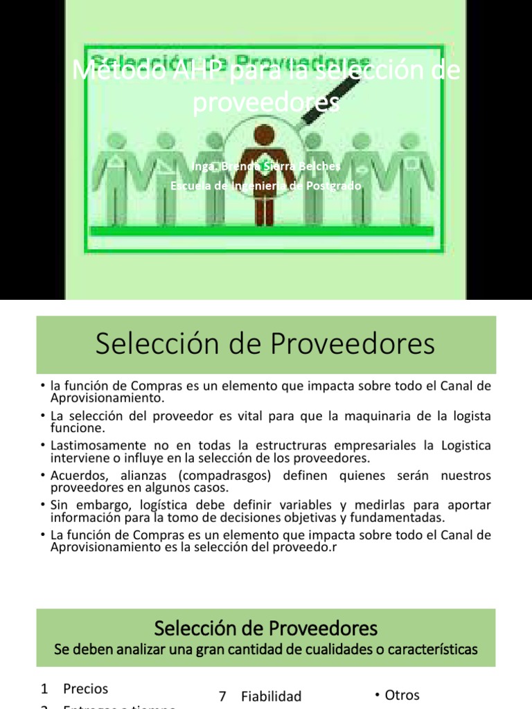 Metodo AHP - Ejercicio en Clase | PDF | Matriz (Matemáticas) | Ciencia ...